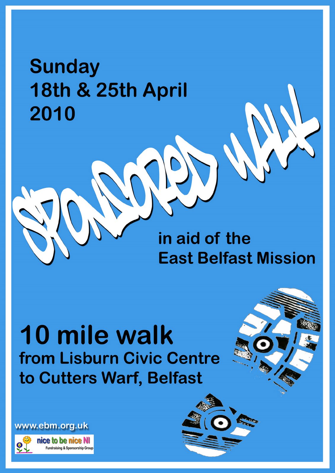 Nice to be Nice NI: 10 Mile Sponsored Walk