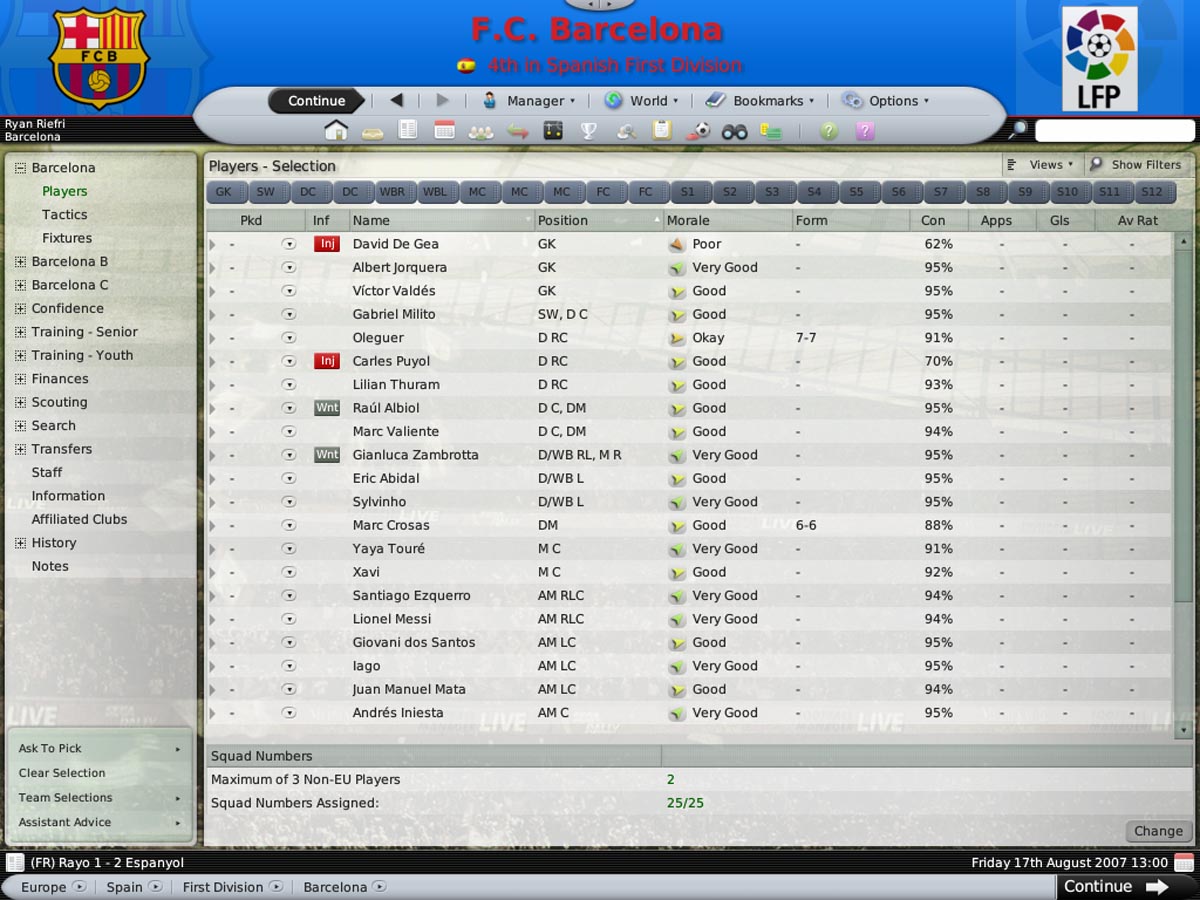 Football Manager 2008 ~ All Previews