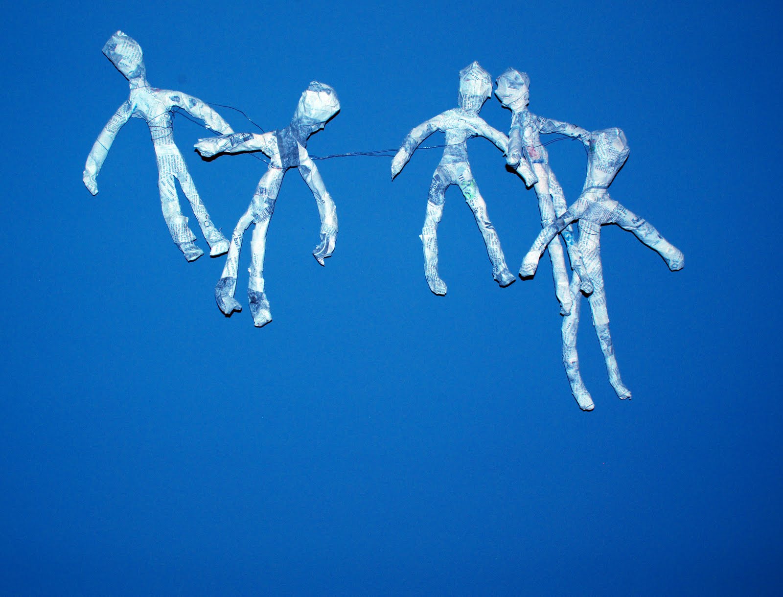 Amy Cerny Vasterling: Ahhhh! Paper Mache People!