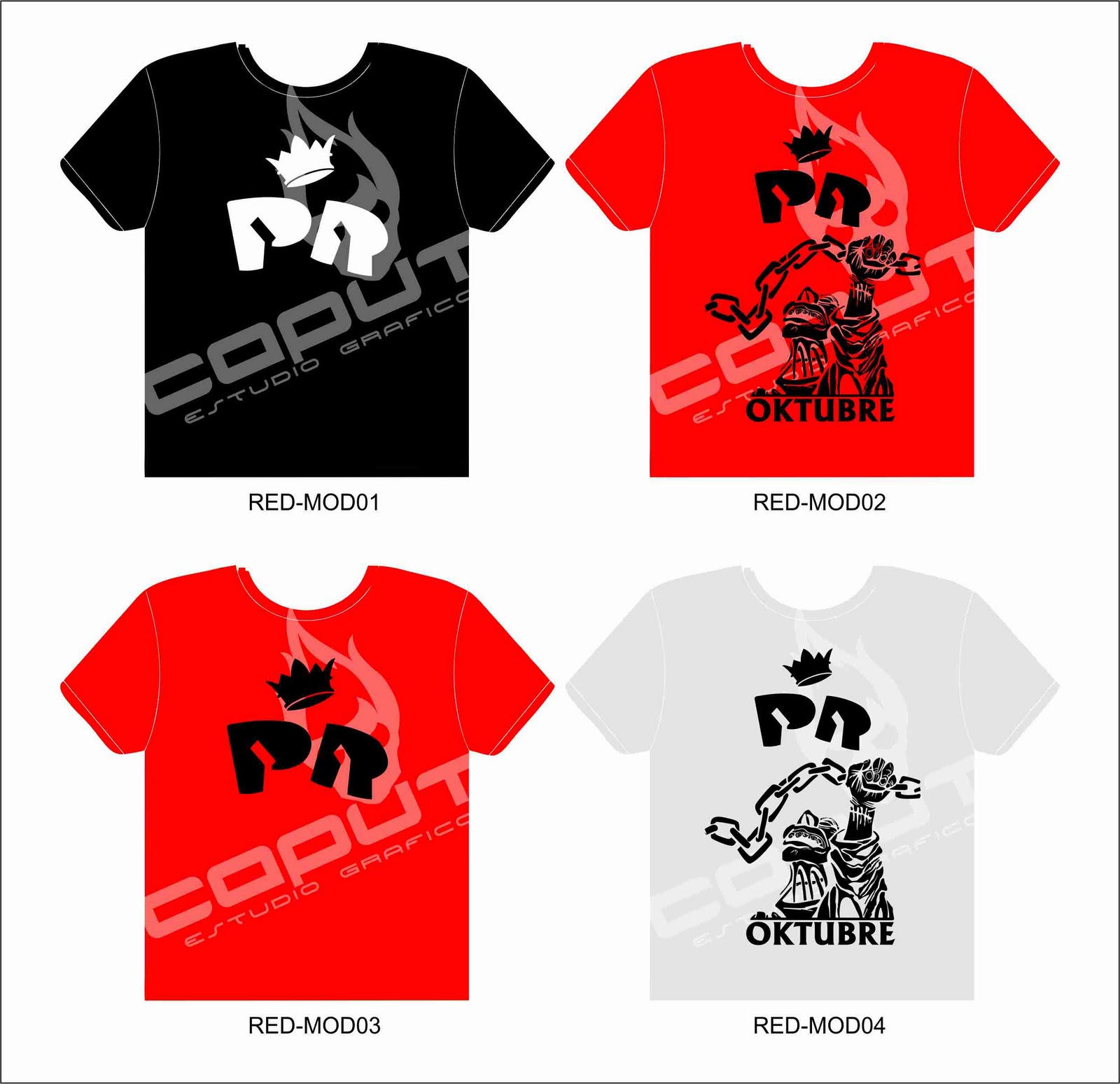 CAPUT Estudio Gráfico: Remeras de Redonditos de Ricota