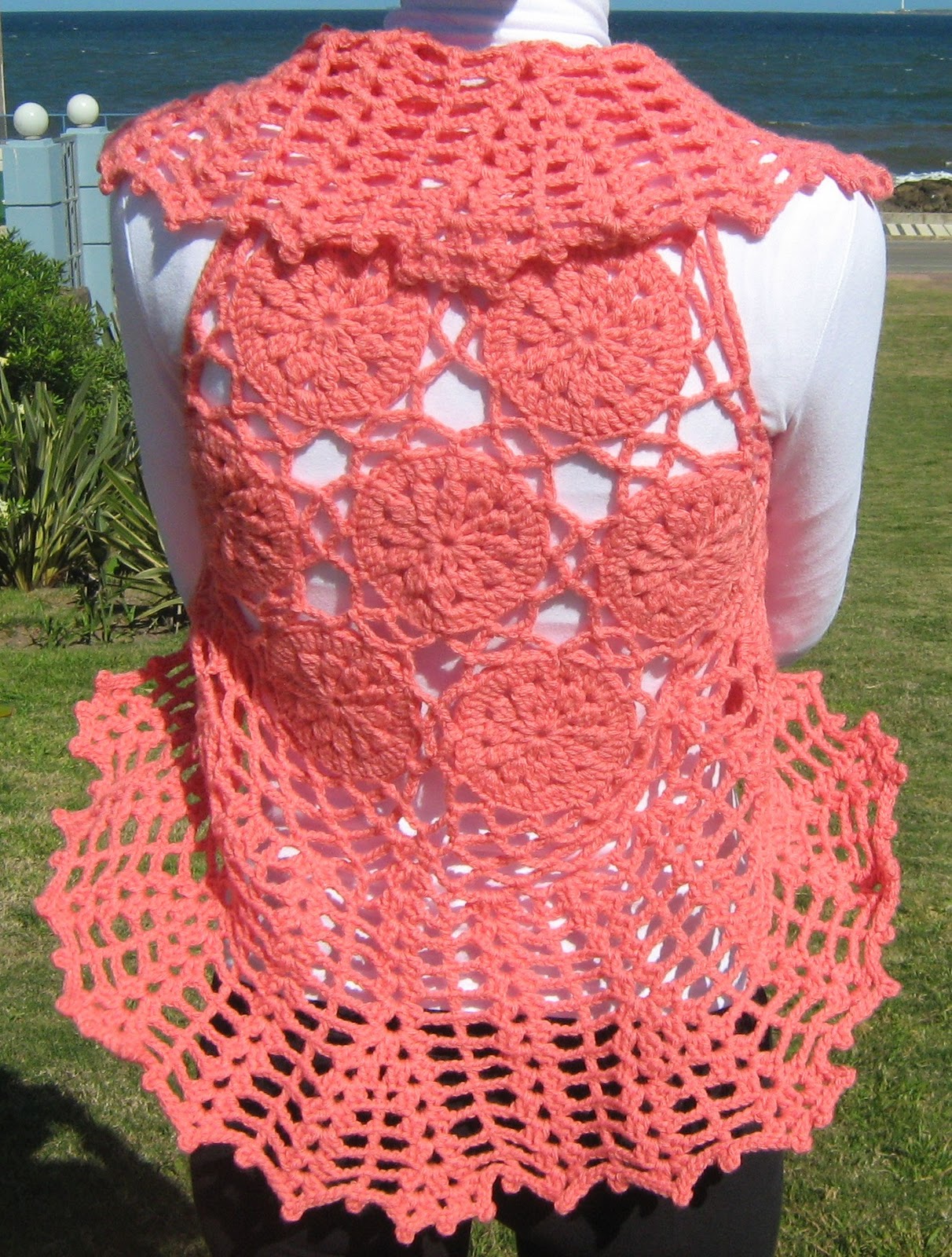 Yenny Creations: Chaleco Floral