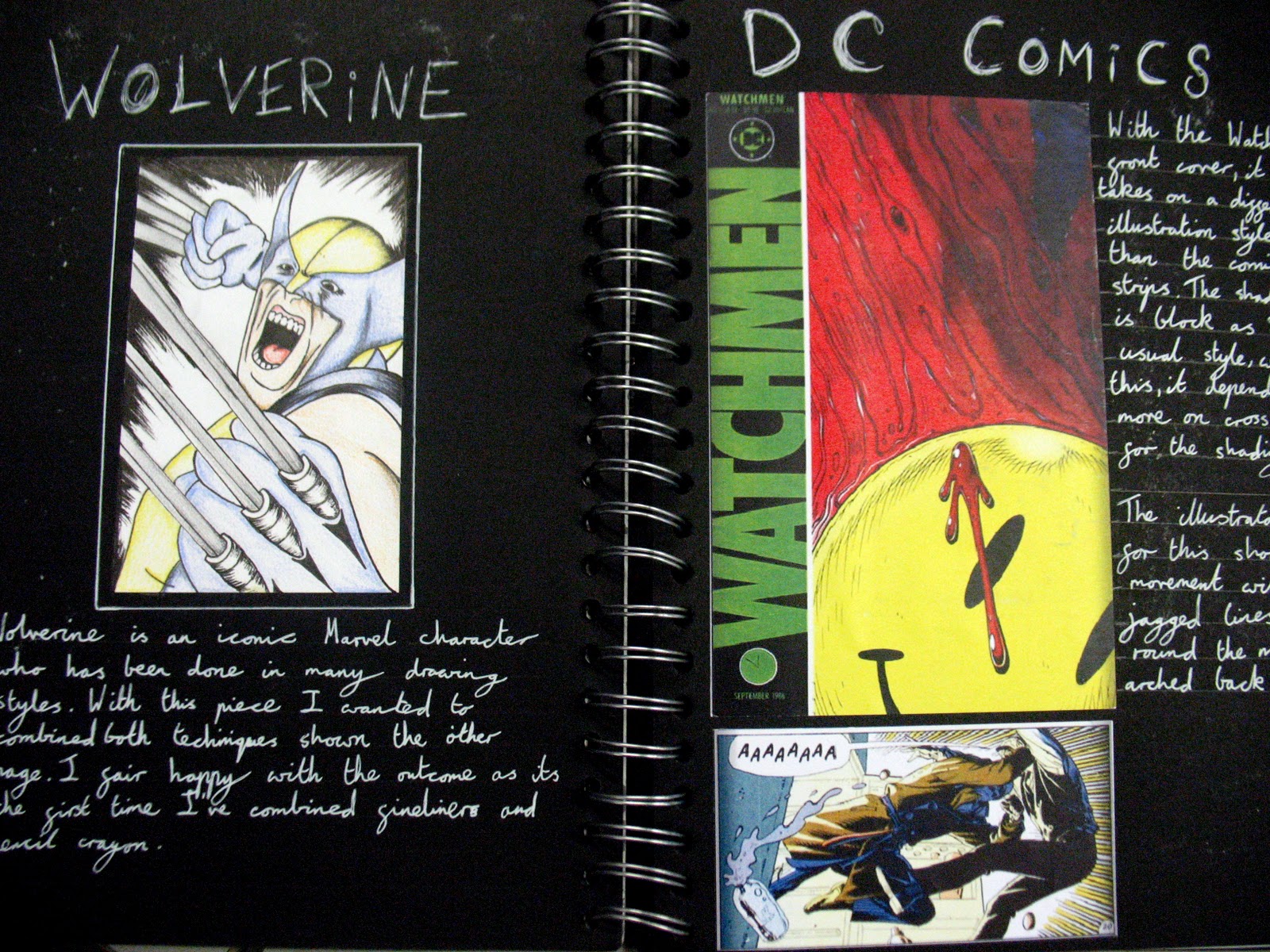 Online Portfolio: Comic Book Research
