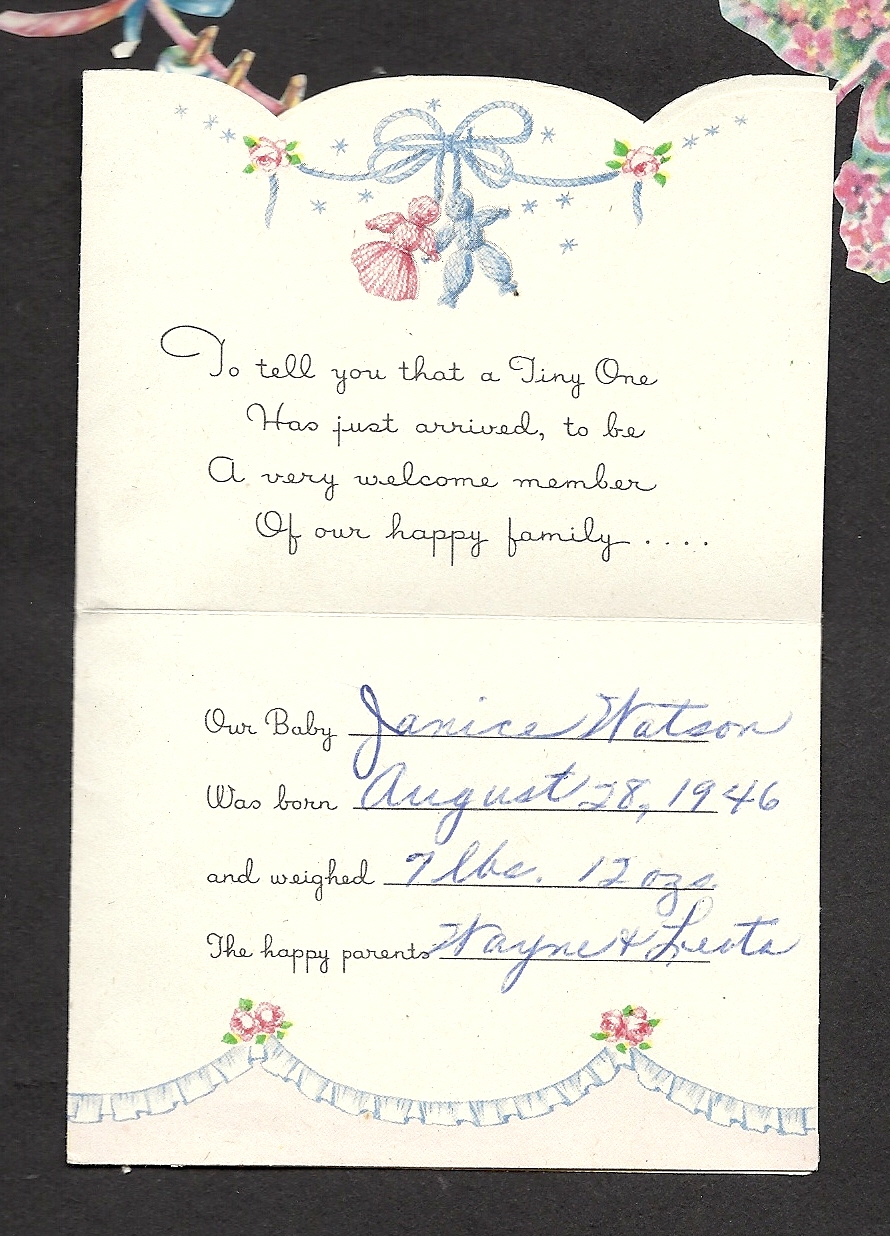 Little Janice Watson: The Beginning --- Baby Janice Is Born