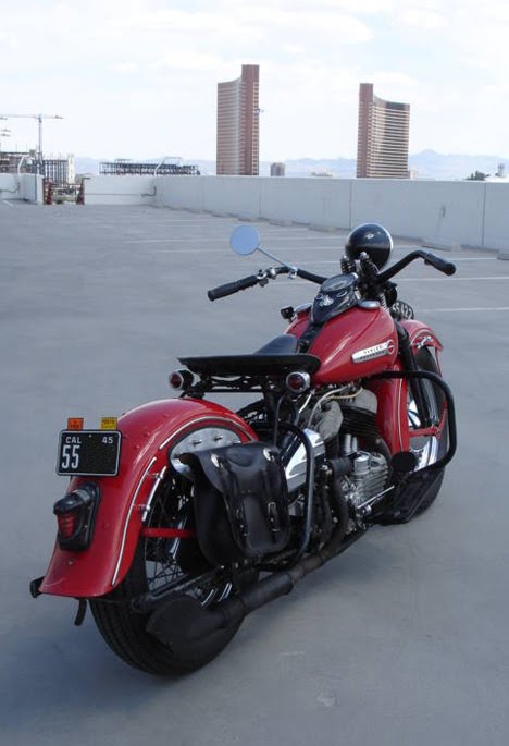 biker excalibur II: 1946 Harley WL 45 Flathead