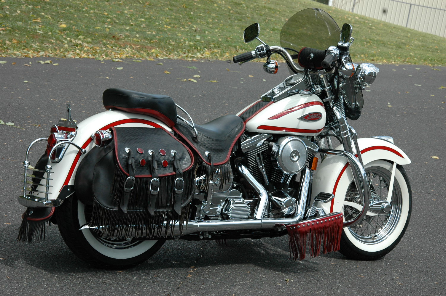 biker excalibur II: 1997 HARLEY DAVIDSON Heritage Softail Springer FLSTS