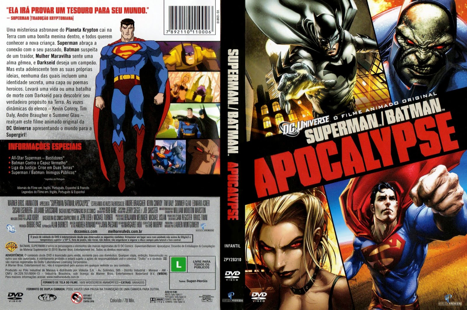 Superman/Batman - Apocalypse - Capas De Filmes Grátis