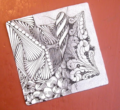 Zentangle: Happy Pi Day