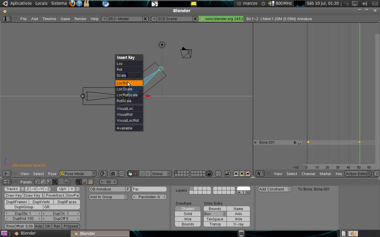 Blender 3d Python Script Game Engine Tutorial Animação Bonesossos Para Bge