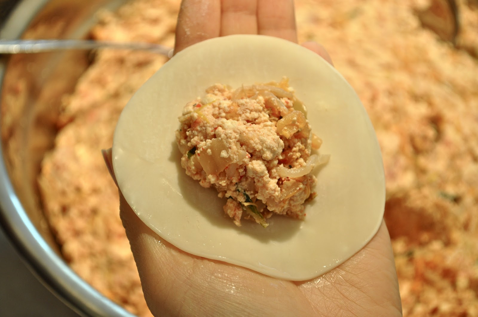 kimchicsisters: Korean Food: Homemade Mandoo (만두)