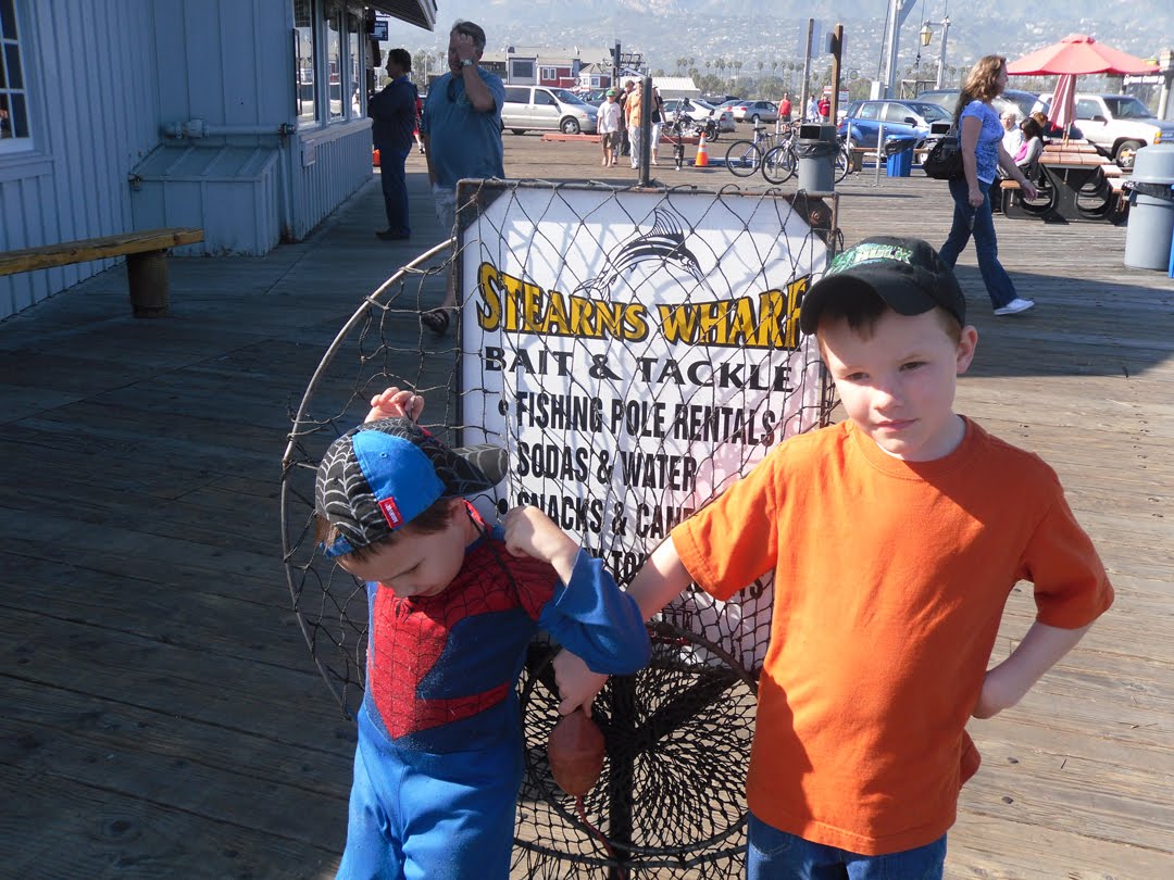 The Adventures of Ben and Nathan!: Spring Break: Santa Barbara Warf