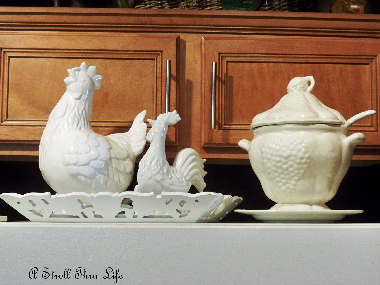 21st Table Top Tuesday - Roosters - A Stroll Thru Life