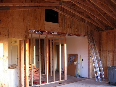 Ken's Abode: Interior shear wall