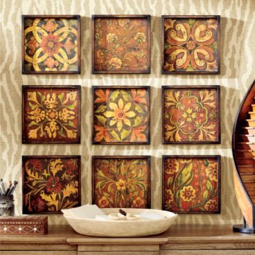 Spacey Lacy: patchwork wall art
