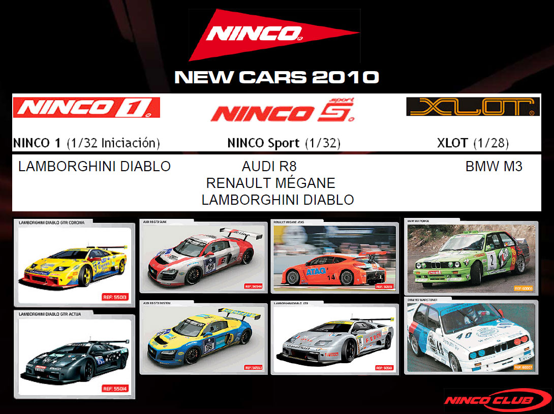 ManicSlots' slot cars and scenery: NEWS: Ninco 2010 Releases