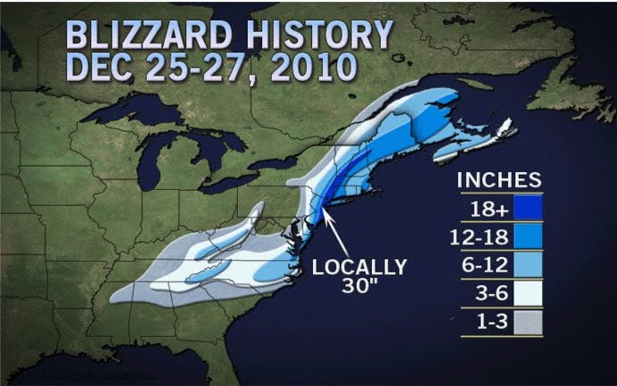 The Northeast Quadrant: Big Blizzard in New York City - December 26, 2010