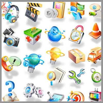 30 vector Icons 3D | Graphic Resource - Zatstyles