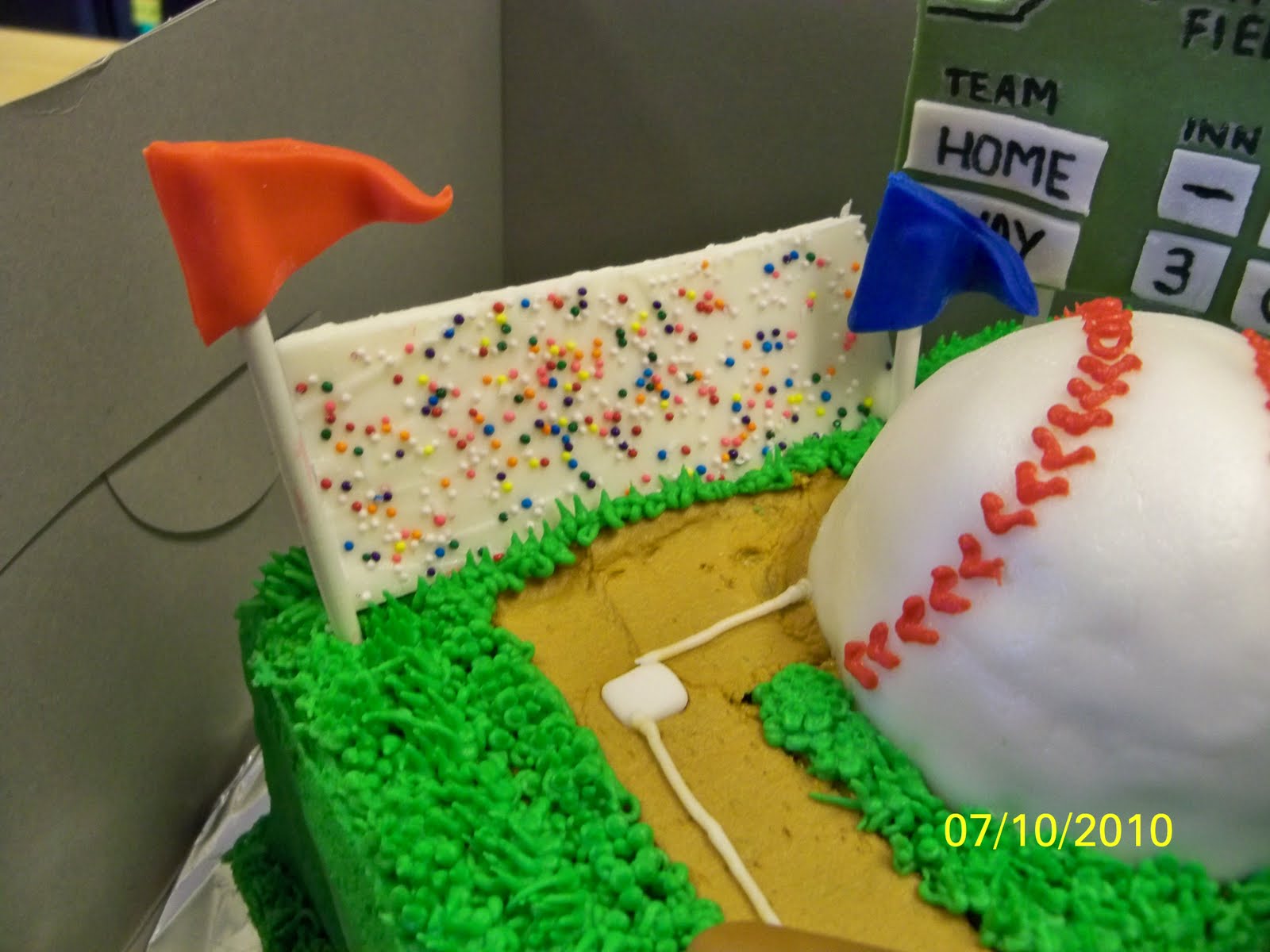 Baseball Diamond Cake at Molly Nielsen blog