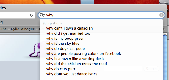 The Receptionist: The best google search suggestions ever.