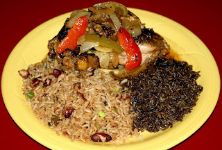 Diri kole ak Pwa Sèk - Riz nationale - Rice and Beans