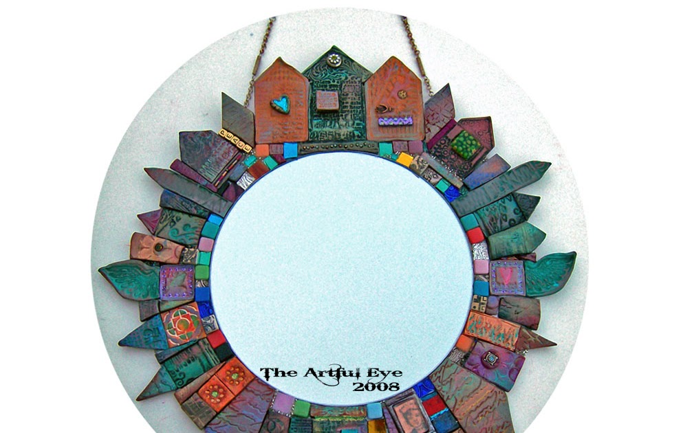 The Artful Eye: Polymer Mosaic Mirror