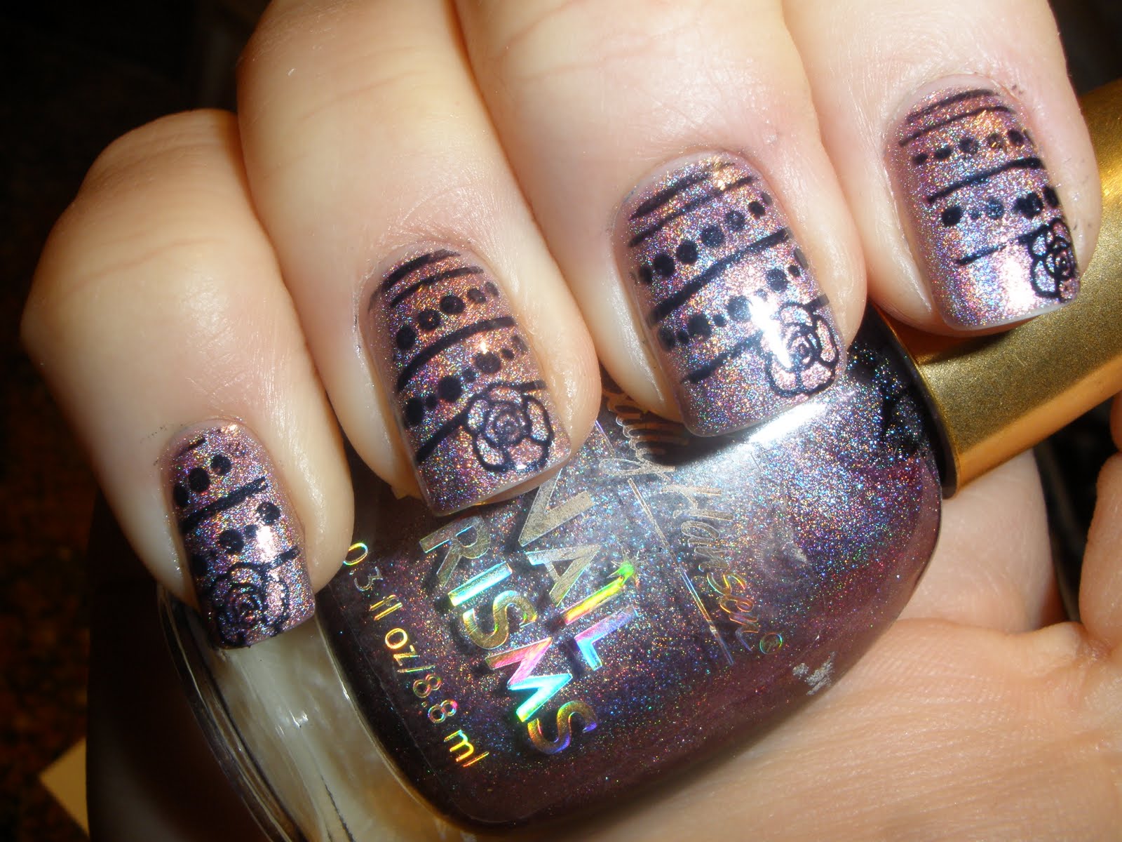 Vintage Musings Of A Modern Pinup: SH Nail Prisms PURPLE DIAMOND