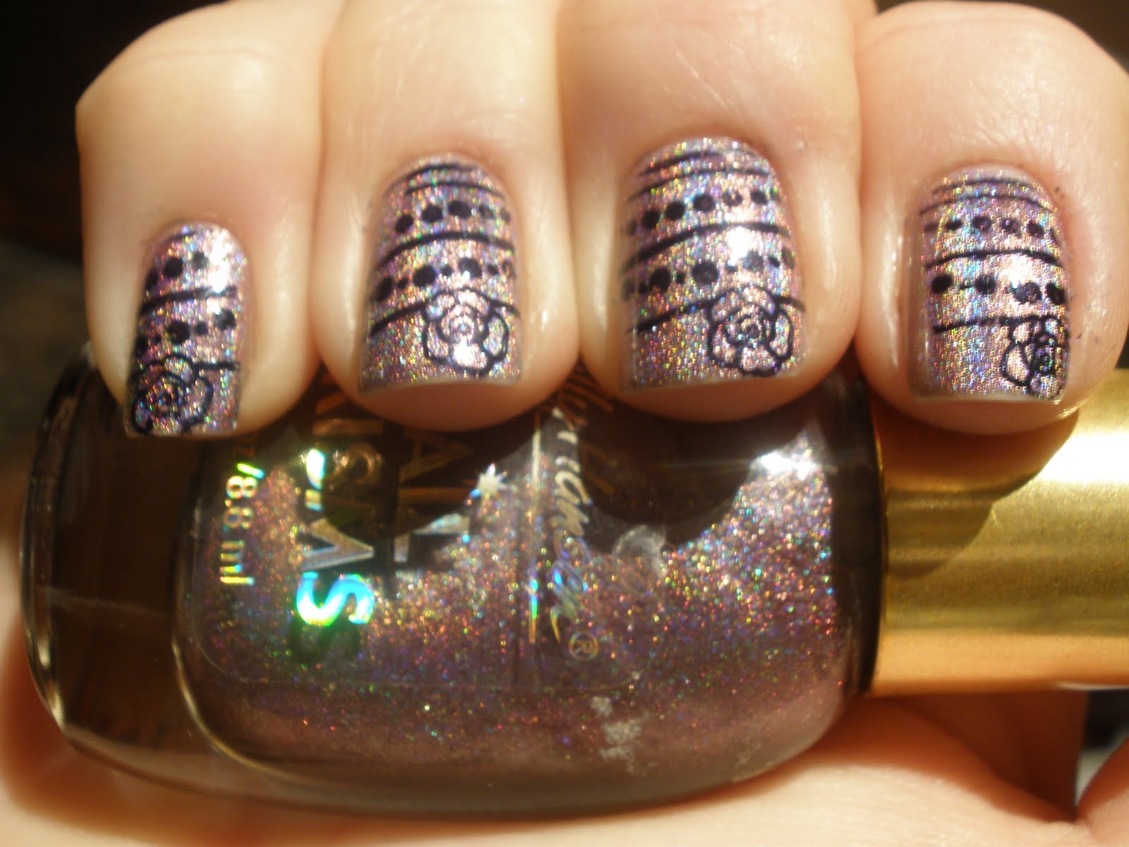 Vintage Musings Of A Modern Pinup: SH Nail Prisms PURPLE DIAMOND