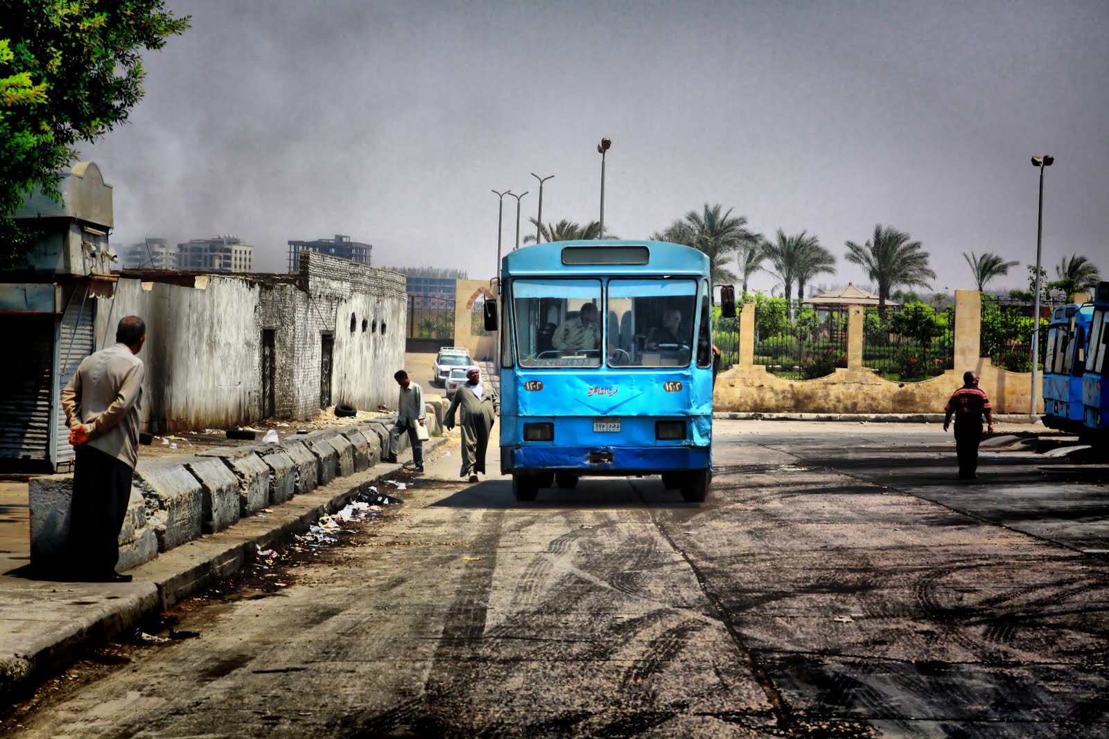 Photographia by Grigoris Reras: Bus in Cairo, Egypt