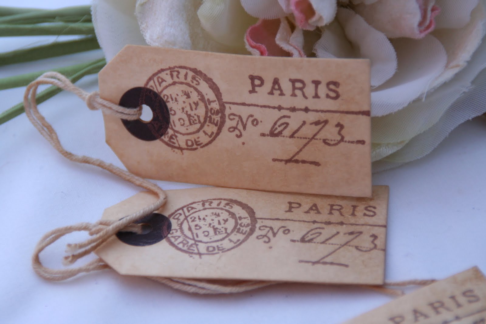 My Wedding Party: Vintage Style Tags
