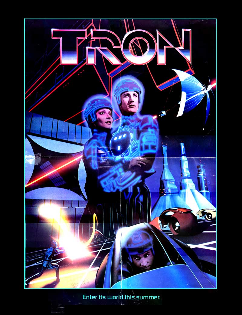 Tron (1982.) | Carteles de cine, Tron, Peliculas