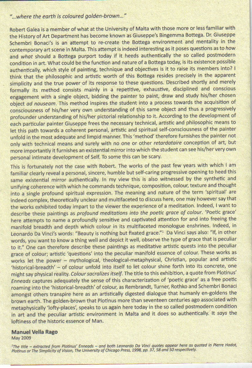 GABRIEL A. PELLEGRINI: ROBERT GALEA (b.1986)