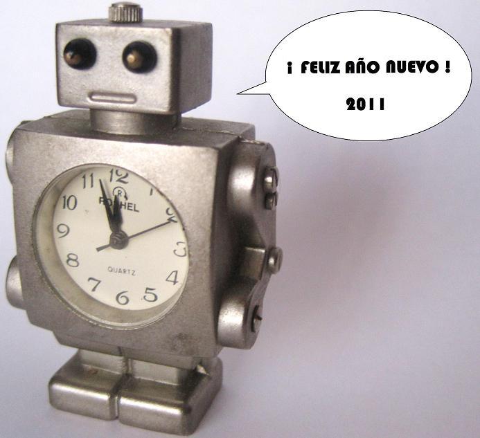 El cuartin de juguete: Reloj robot
