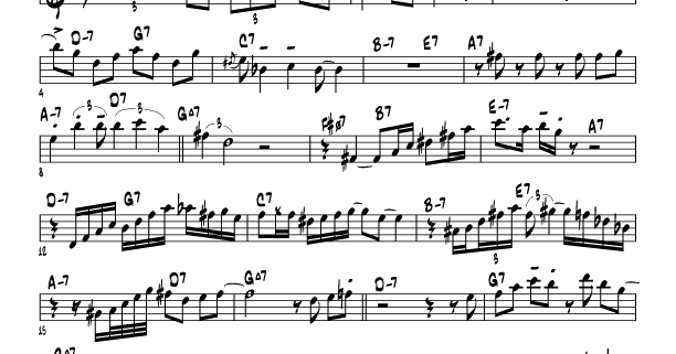 Harder Bop: Sonny Rollins • “Striver’s Row” transcription