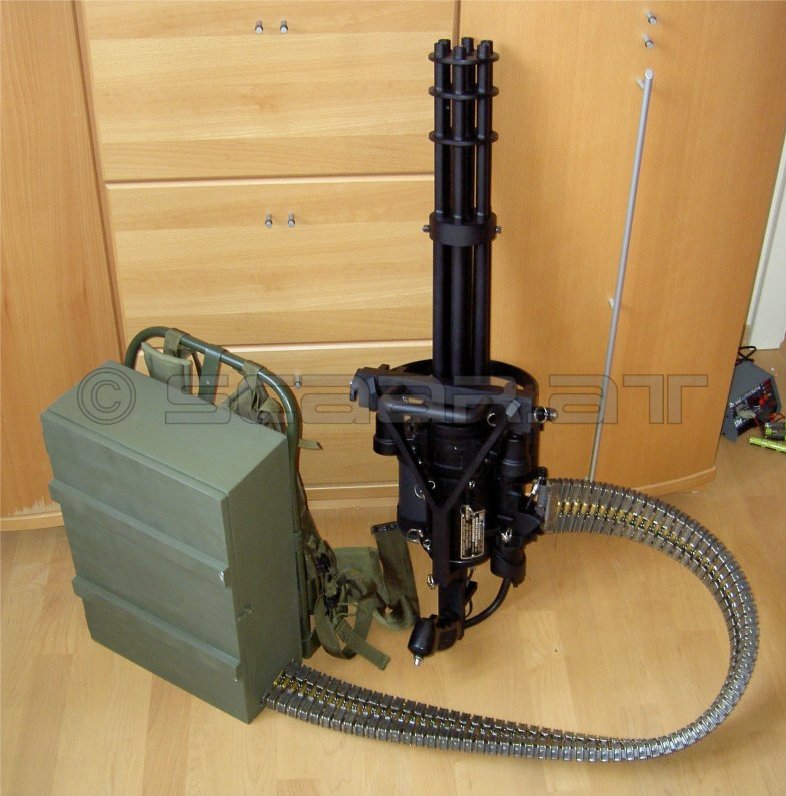 todo deporte: M134A2 vulcan Minigun-airsoft