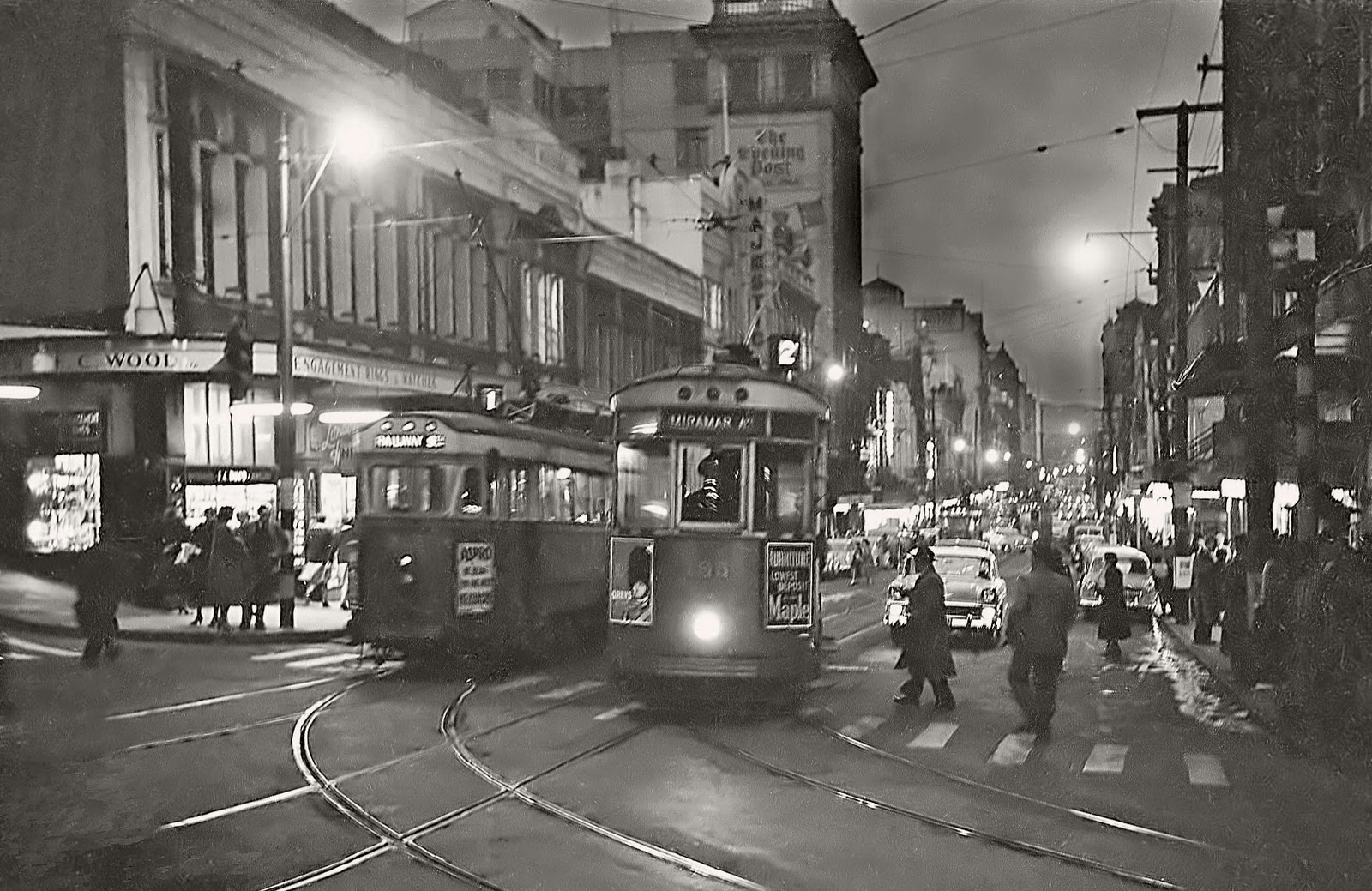 transpress nz: Saturday night at the Willis Street/Manners Street ...