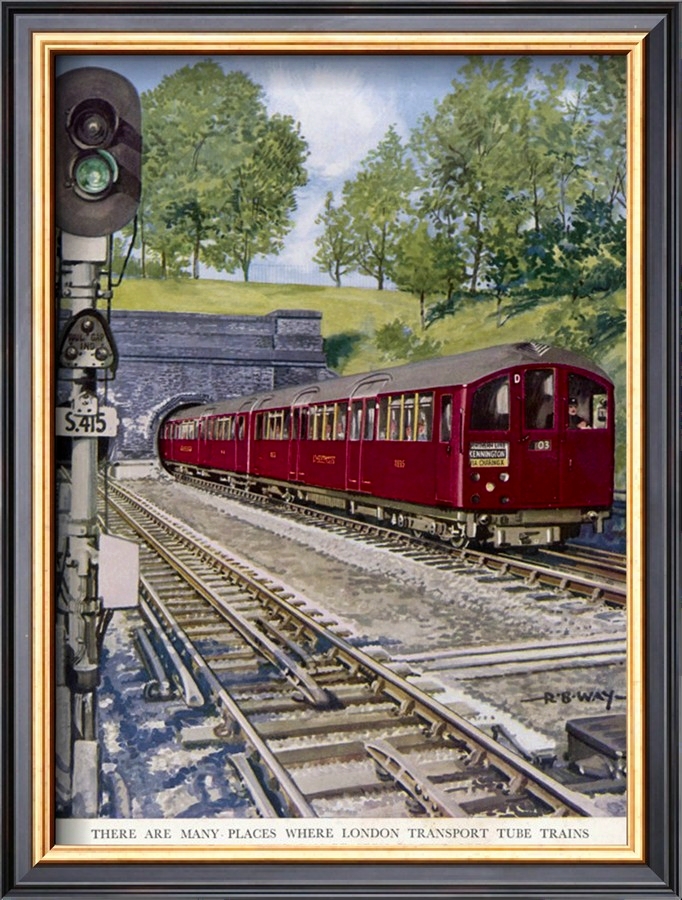 transpress nz: London Underground 1938 'Tube' stock