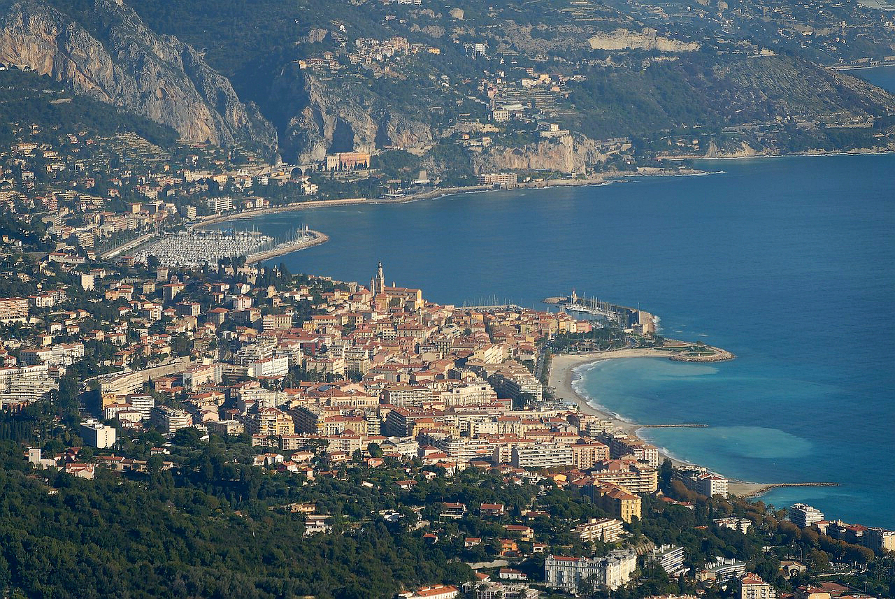 transpress nz: Menton then and now