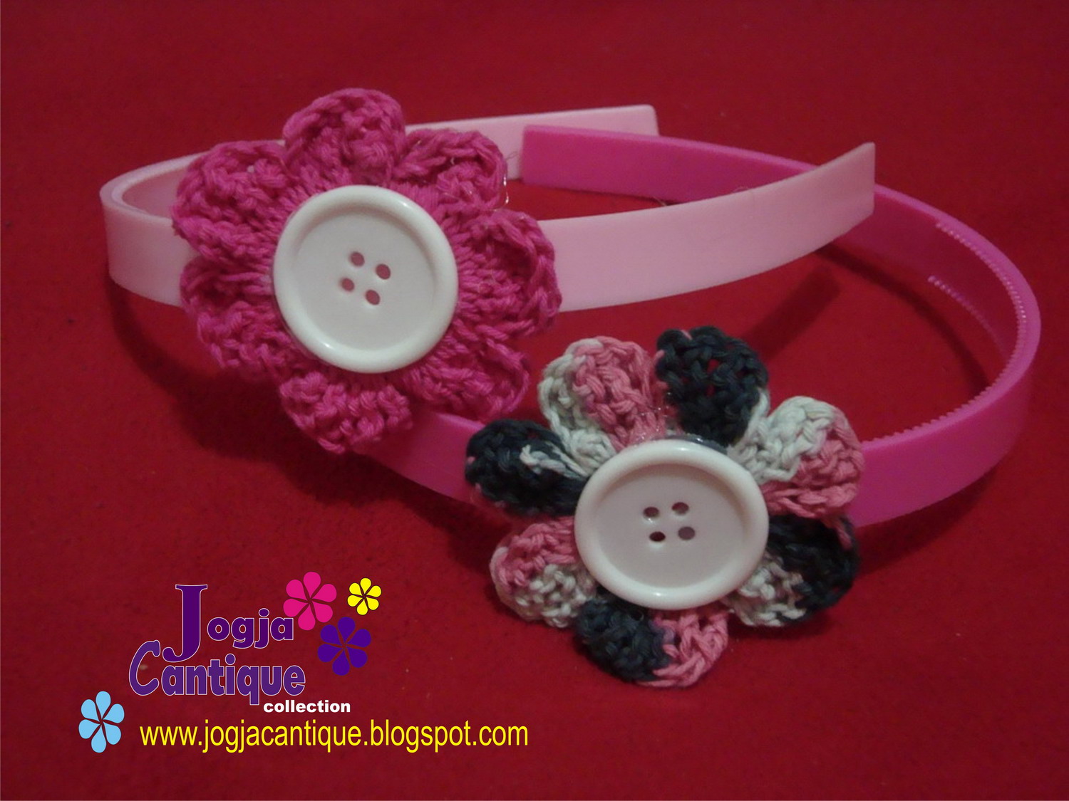 Jogjacantique Collection: lovely floral "bando" crochet