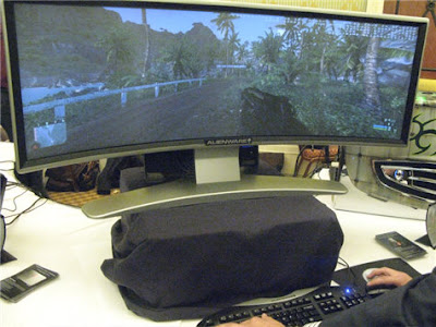 ALIENWARE: Alienware shows off ultra-ultra-wide curved screen