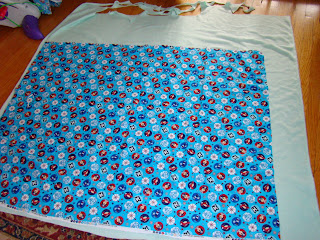 Wishful Acres Farm blog: How to make a children's easy one-piece quilt