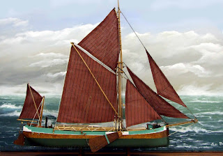 MODELSHIPS & WORLD IN SCALE: Thames Barge "Kathleen", 1880