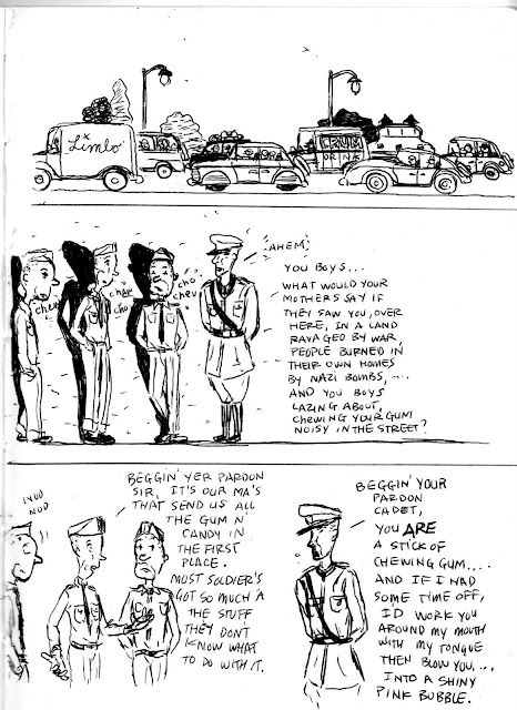 Jason Estrin >>Comic strips, bizzare and unfinished work: 1944 Soldiers ...