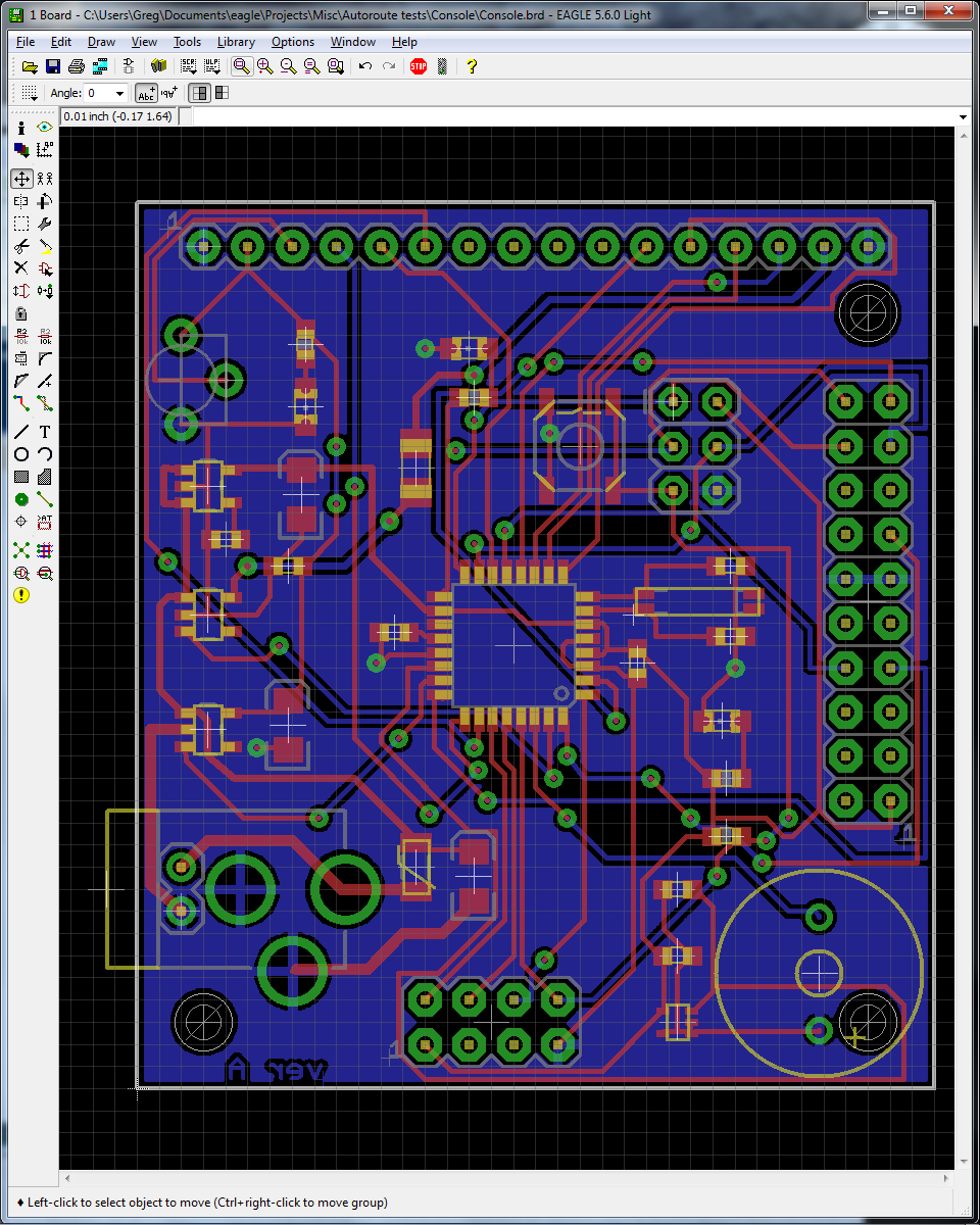 More noise than signal: Eagle Cad autorouter