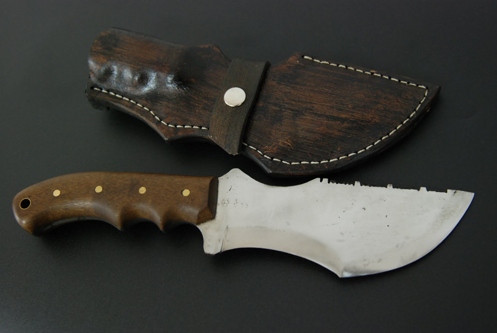 Fajardo Facas Artesanais: faca tracker gigante, faca e bainha por ...