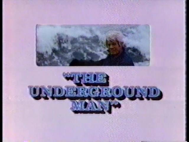 RARE AND HARD TO FIND TITLES - TV and Feature Film: Underground Man ...