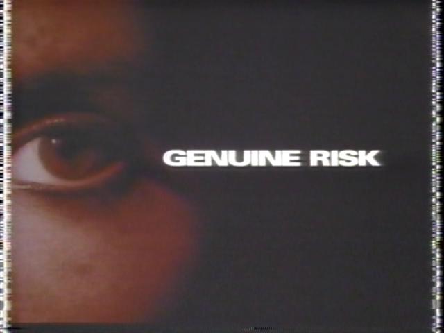 RARE AND HARD TO FIND TITLES - TV and Feature Film: Genuine Risk (1990)