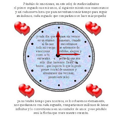 Poemas de amor de Elita: Reloj de amor