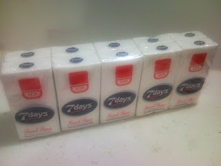 Bonnie Chow 's adblog: 7 days Tissue - New Package