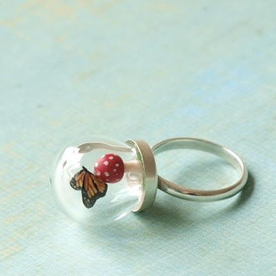 Blessed Not Lucky: Tiny Woodland Terrarium Toadstool Mushroom and ...