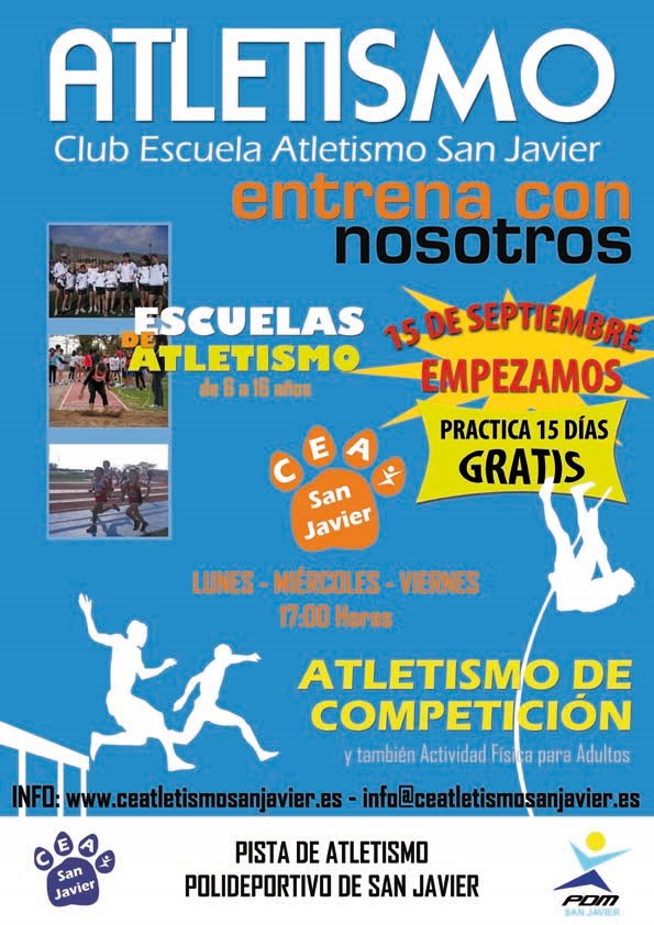 Actualidad Deportes San Javier: Conoce el Atletismo