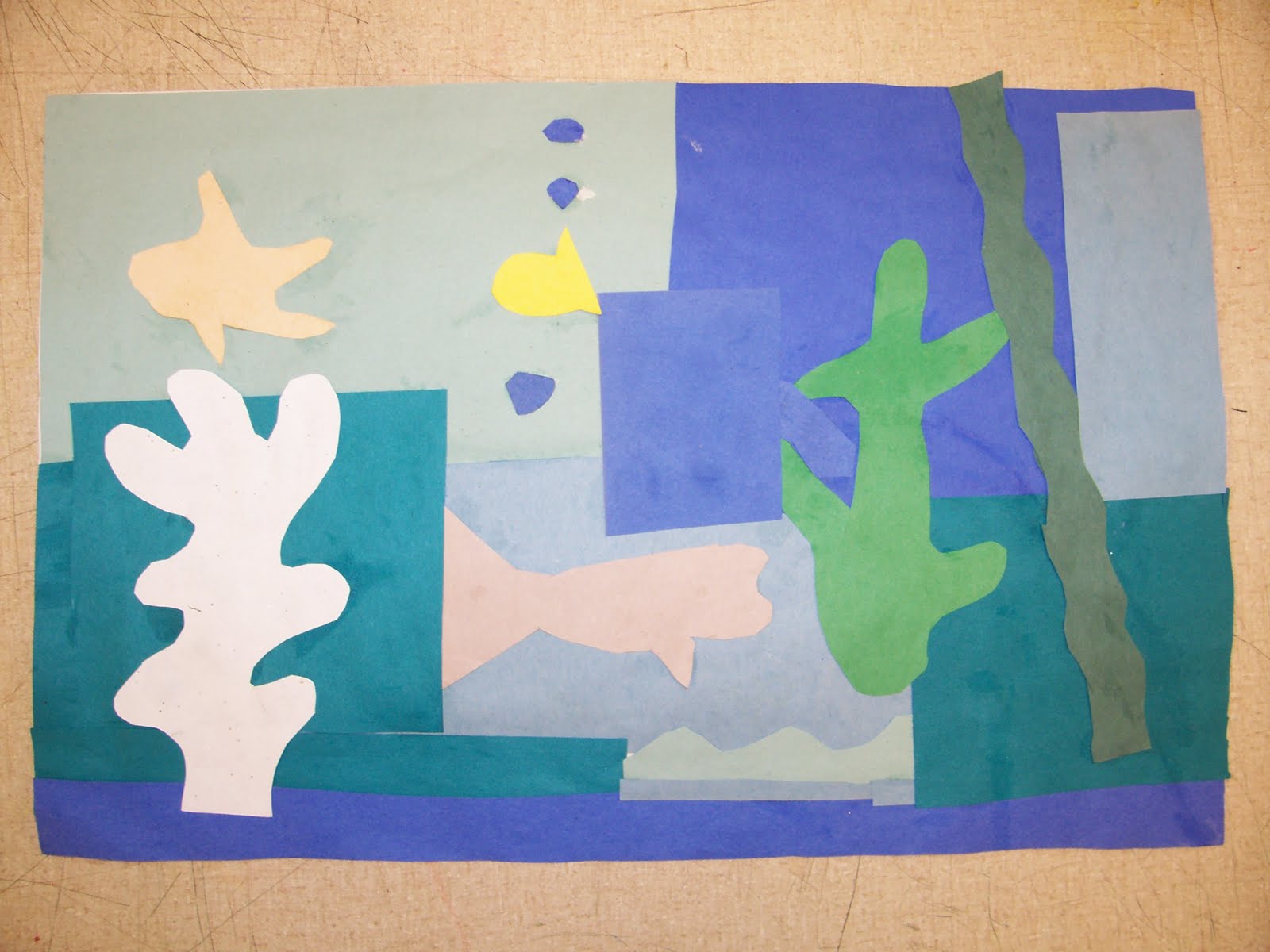 Mrs. Weber's Art Class: Matisse inspired collages - 4th